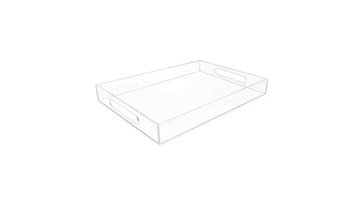 Versatile Isaac Jacobs Clear Acrylic Serving Tray