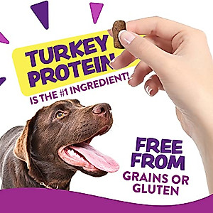 Earthborn Holistic EarthBites Hip & Joint Grain-Free Moist Treats for Dogs, 7.5 Ounce Bag