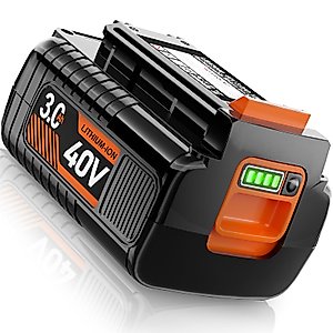POWITEC 40V MAX Lithium Battery 3.0Ah Replace for Black and Decker 40V MAX Battery LBX2040 LBXR36 LBXR2036 LST540 LCS1240 LBX1540 Compatible with Black and Decker 40V MAX Power Tools