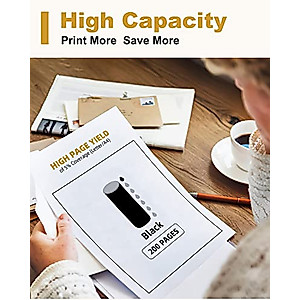 Intactech Compatible Ink Cartridges Replacement for Brother MFC-J491DW LC3013 XL LC3011 Ink Cartridges 2 Black BK High Yield Work with MFC-J491DW MFC-J497DW MFC-J690DW MFC-J895DW Inkjet Printer