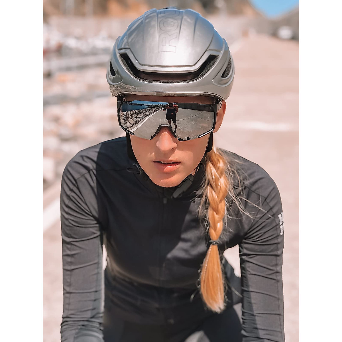 ROCKBROS MTB Mountain Bike Glasses for Men Cycling Sunglasses Polarized MTB Glasses UV Protection