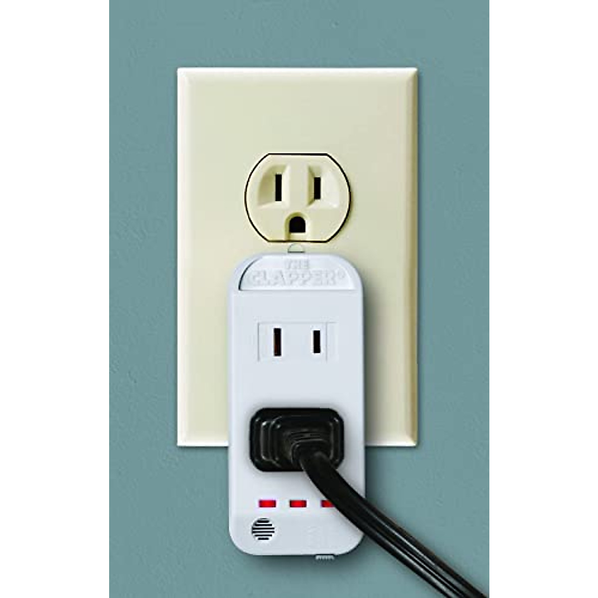 The Clapper, The Original Home Automation Sound Activated Device, On/Off Light Switch, Clap Detection - Kitchen Bedroom TV Appliances - 120v Wall Plug Smart Home Technology, As Seen On TV Home Gift