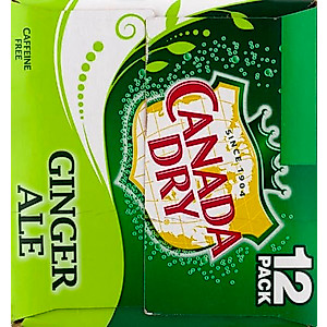Canada Dry Ginger Ale Soda, 12 fl oz cans (Pack of 12)