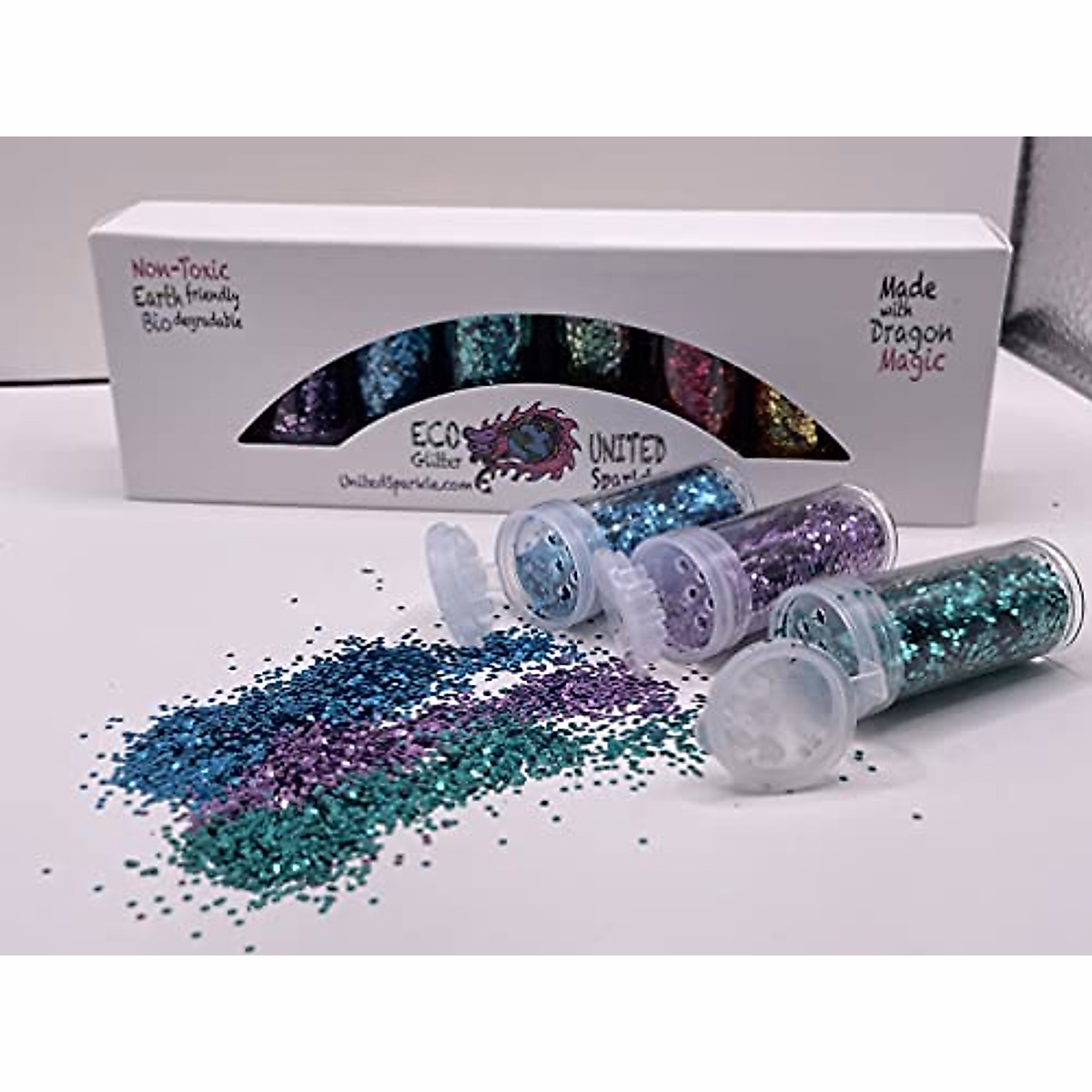 Unicorn Sparkle Association Chunky Biodegradable Eco Glitter for Crafts, Art, Makeup--Great for Kids and Fair Trade Too!