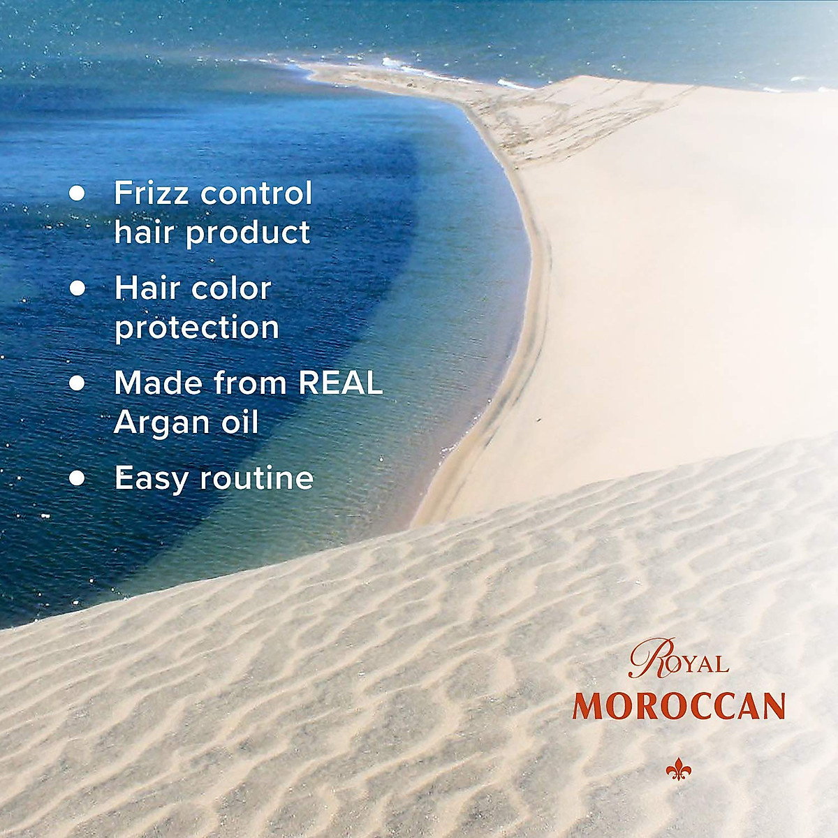 Royal Moroccan Sulfate Free Shampoo | Argan Oil Shampoo | Shampoo for Color Treated Hair | Moisturizing Shampoo Argan Oil Hair Products (500 ml 16.9 oz)