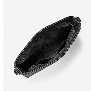 Michael Kors Jet Set Travel Large Messenger Bag (Black)