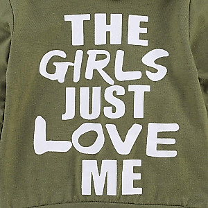 fhutpw Toddler Baby Boy Outfits Hoodie Sweatshirts & Jeans Clothes Set Fall Winter 6 9 12 18 24 Months (A-Green, 18-24 Months)