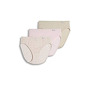 Jockey Underwear Women: Supersoft French Cut Underwear | Underwear Women Pack, 3 Pack, Pastel Pinwheel/Sand/Frosty Pink, 6