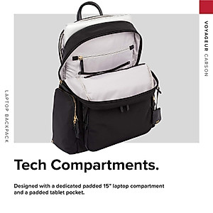 TUMI - Voyageur Carson Laptop Backpack - 15 Inch Computer Bag for Women - Black