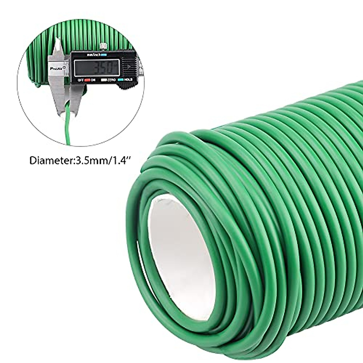 KINGLAKE GARDEN Flexible Soft Wire Ties,Soft Garden Plant Ties 3.5mm 65.6 Feet Green Plant Ties,Garden Twist Ties Heavy Duty Garden Wire for Plants