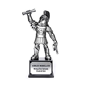 Michigan State Sparty Graduating Mascot