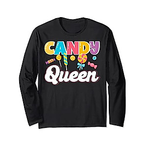 Cute Candy Lovers Candy Makers Candy Queen Sweet Lovers Long Sleeve T-Shirt