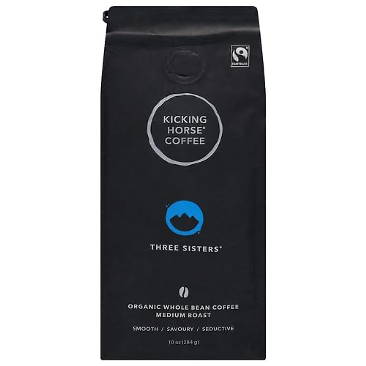 Kicking Horse Coffee, Three Sisters, Medium Roast, Whole Bean, 10 oz