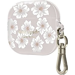Kate Spade New York - Protective AirPods (3rd Generation) Case - Wireless Charging Compatible (Hollyhock)