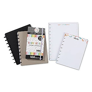 The Happy Planner Sticker Pack for Calendars, Journals and Projects –Multi-Color, Easy Peel – Scrapbook Accessories – Colorful Boxes Theme – 100 Sheets, 1985 Stickers Total