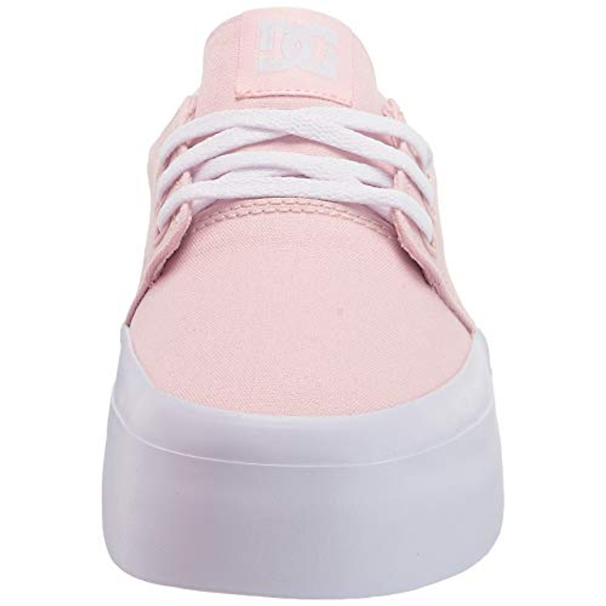 DC womens Trase Platform Skate Shoe, Light Pink, 6.5 US
