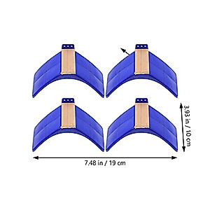 balacoo 4pcs Dove Rest Stand Lightweight Pigeons Bird Perches Plastic Wood Roost Bird Dwelling Support Cage Accessories for Dove Pigeon and Other Birds