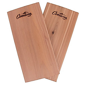 Grilling Planks - 2 Pack Cedar - Premium 5.5 x 11.5 Western Cedar for Barbecue Salmon, Seafood, Steak, Burgers, Pork Chops, Vegetables and More!