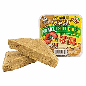 C&S Peanut Delight No Melt Suet Dough, 12/pack 11.75 Ounces