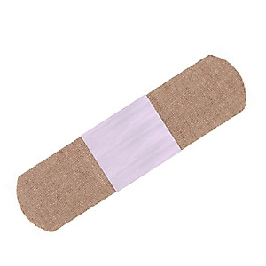 200 Fabric Flexible Adhesive Bandage Strips - 3" x 3/4" Breathable Bandages with Non-Stick Pad - Latex Free for First Aid Kit Wound Care and Protection (2 packs of 100)