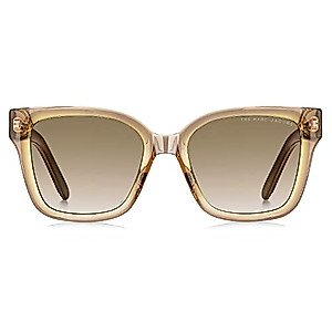 Marc Jacobs Women's Marc 458/S Square Sunglasses, Brown/Brown Gradient, 53mm, 19mm