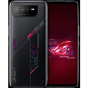 Asus ROG Phone 6 5G 512GB 16GB RAM Factory Unlocked (GSM Only No CDMA - not Compatible with Verizon/Sprint) Global Version - Black