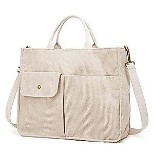 Tote Bag Women Corduroy Hobo Satchel College Travel Crossbody Bags Messenger Handbag 2023