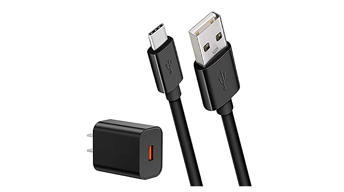 Charge Kindle Paperwhite (2021+) - USB-C Cable & AC Adapter