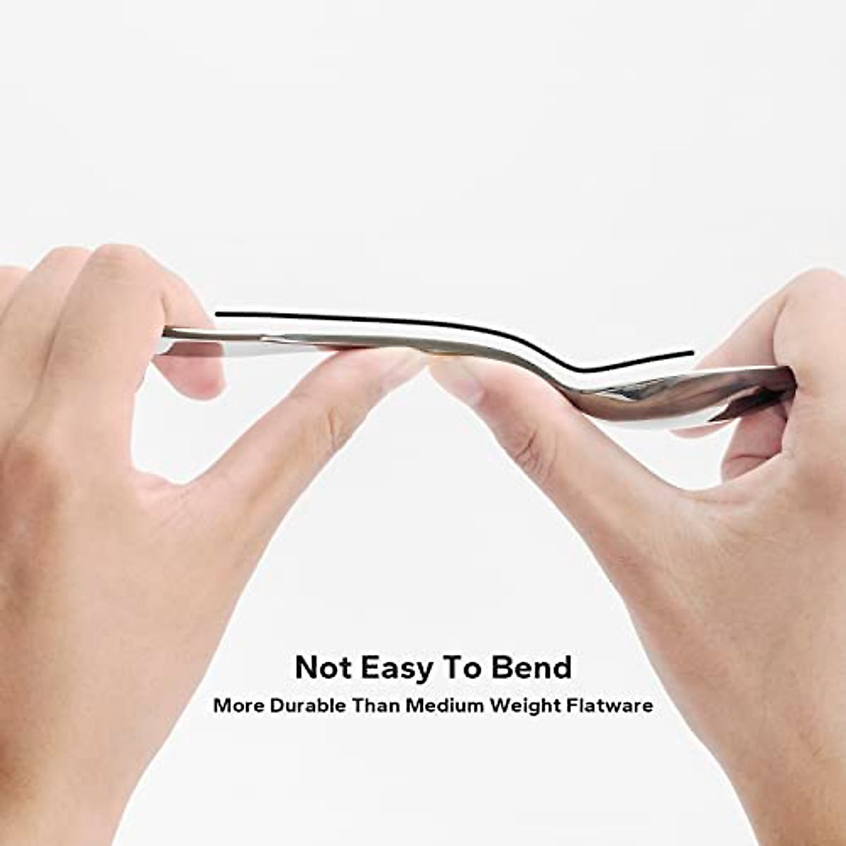 Alata Kate 20-Piece Silverware Set Stainless Steel Flatware Set,Service for 4,Mirror Polished Cutlery Set,Dishwasher Safe