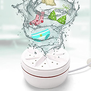 Mini Washing Machine, Portable Washing Machine Mini Washer Foldable Design Automatic Cycle USB Power Portable Washing Machine for Socks Underpant