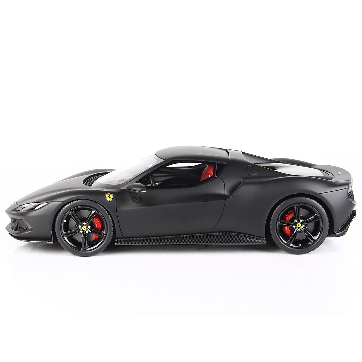BBR 296 GTB Matt Black with Display CASE Limited Edition to 20 Pieces Worldwide 1/18 Model Car P18210 MB1