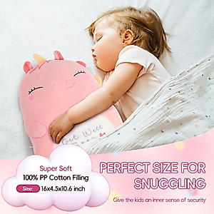 Get Well Soon Gift for Kids, Feel Better Gifts for Kids, Kids Get Well Baskets Care Package Box with Balloon, Necklace, Bracelet & Unicorn Plush Pillow, Get Well Gifts for Girls after Surgery