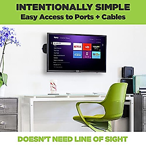 HIDEit Mounts R6 Mount for Roku Ultra (Released After September 2020) - Made in USA Mount Works with Roku Ultra - Compatible with Roku Ultra 2020, Roku Ultra 2021, and Roku Ultra 2022