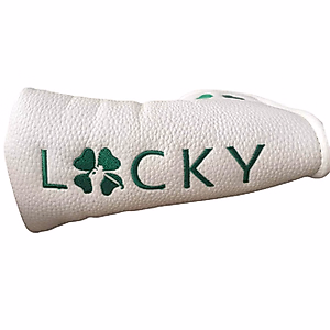 Lucky Golf Gold Putter Material: 431 Stainless Steel Casting: Loft: 3.5 Degrees - Lie: 72 Degrees - Finished Weight: 385 Grams - Length: 35 inches