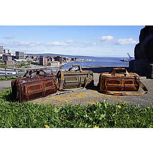 Tolredo Genuine Leather Large Chef Bag Multiple Zipper Compartment For Knifes Cutlery Durable & Spacious Portable Bag with Detachable Shoulder Strap