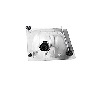 Anzo USA 111026 Crystal Chrome Headlight Assembly Compatible with Ford All E-150 Econoline E-250 E-350 E-450 Super Duty Includes Left Driver and Right Passenger Side Headlamps