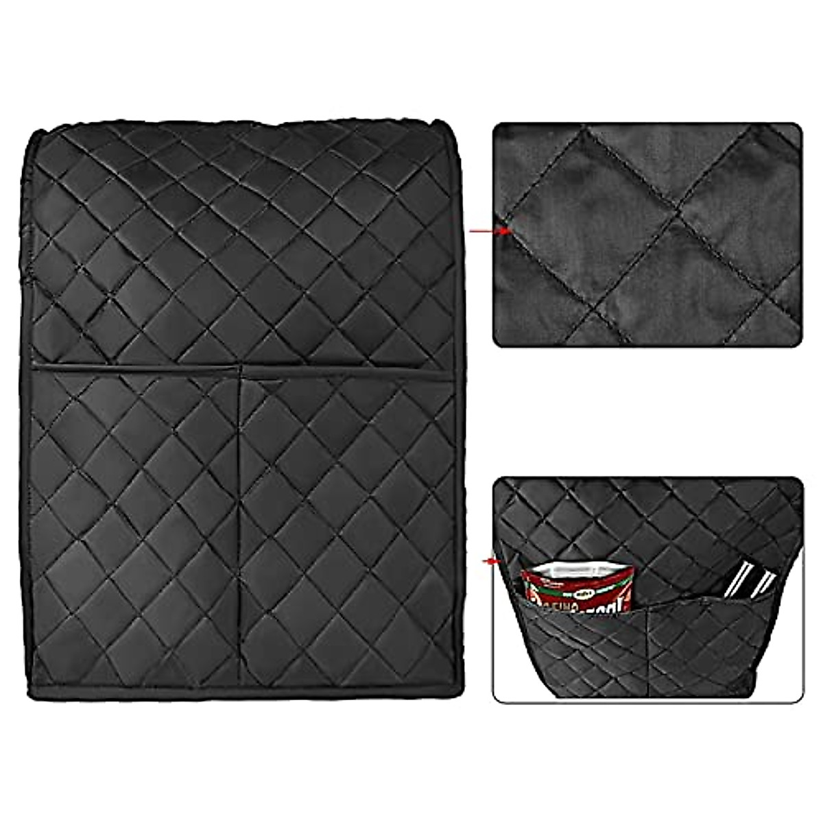 NKTM Stand Mixer Cover, Stand Mixer Cover Kitchen Aid Mixer Cover Assecories Mixer Cover Mixers Cover Stand Mixer Stand Mixer Cover with Organizer Bag Black