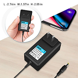 PwrON AC to DC Adapter Compatible with Sony SRS-XB40 SRSXB40 Portable Bluetooth Wireless Speaker SRS-XB40/BLK SRSXB40/BLK SRS-XB40/BLUE SRSXB40/BLUE SRSXB40/RED SRS-XB40/RED Power Supply Charger