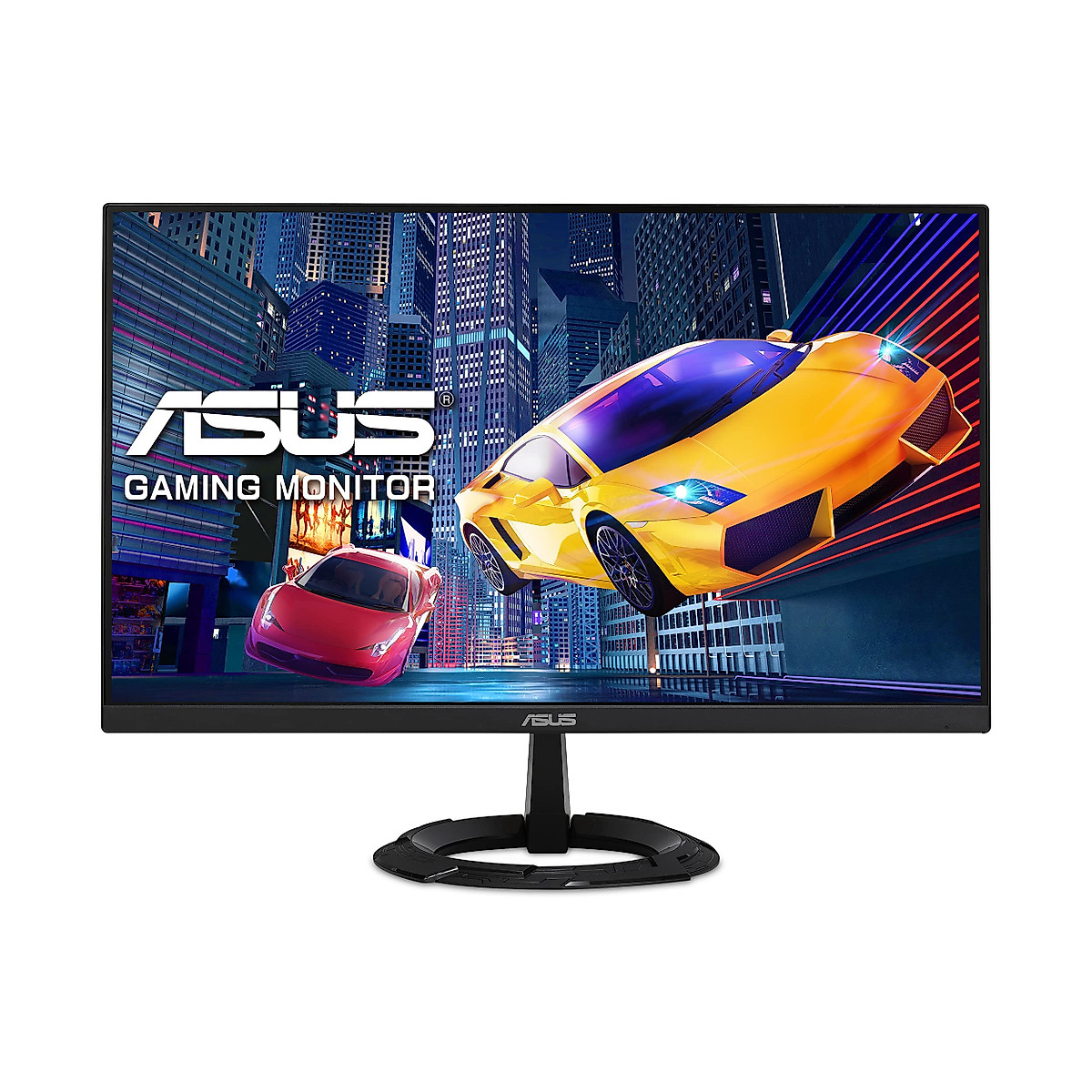 ASUS 23.8” 1080P Gaming Monitor (VZ249QG1R) - Full HD, IPS, 75Hz, 1ms, Extreme Low Motion Blur, Speakers, FreeSync, Eye Care, VESA Mountable, Ultra-Slim, DisplayPort, HDMI, Tilt (Renewed)