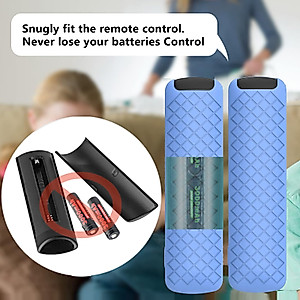 2PACK FireTV Voice Remote Case, Silicone Sleeve Compatible with Pro Remote Fire TV Streaming Media Players