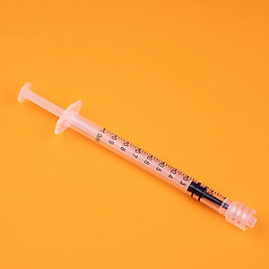 1ml Luer Lock Tool Syringe with 27G Needle - Diameter 0.4mm/0.015Inch-Long 13mm/0.5Inch (100)