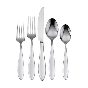 Oneida Casaba 20 Piece Everyday Flatware, Service for 4 18/0 Stainless Steel, Silverware Set