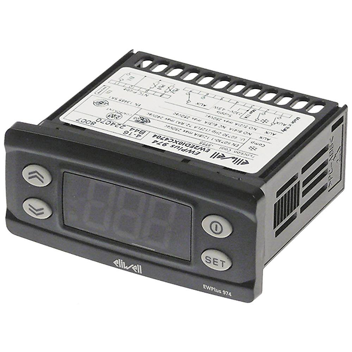 Eliwell Ewplus electronic controller for NTC 230 V AC assembly size 71 x 29 mm, 974