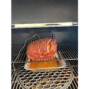 Replacement for Pit Boss Meat Probe Pellet Grills and Pellet Smokers Parts , 2 Pack Waterproof BBQ Temperature Probe , 3.5 mm Plug with Stainless Steel Grill Holder 2pc