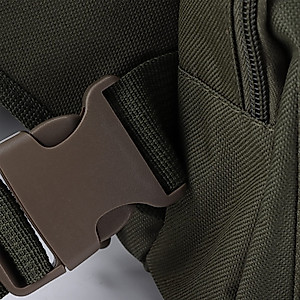 HERCHR Fishing Bag Portable Nylon 600D Outdoor Fishing Tackle Bags Multiple Waist Bag Tackle Boxes for Fishing Gear and Equipment(green)