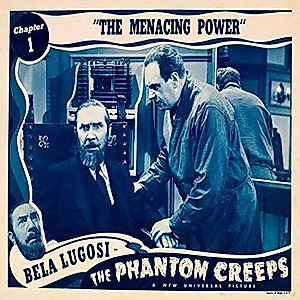 Posterazzi The Phantom Creeps 'Chapter 1: The Menacing Power' Center: Bela Lugosi Jack C. Smith Lobbycard 1939 Movie Masterprint Poster Print, (28 x 22)