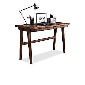 Solid Wood Writing Desk,Simplistic Computer Desk with Drawers,Home Study Desk Office Desk,Sustainable Laptop Table Easy Assembly