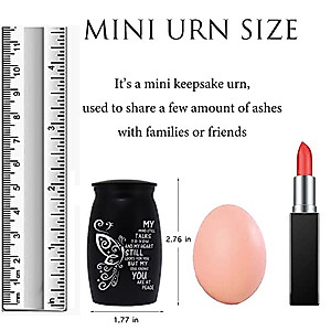 3 Inch Small Urn for Human Ashes Aluminum Mini Cremation Urn Memorial Ashes Urn Small Keepsake Urn for Sharing Ashes Mini Urn-My Mind Still Talks to You