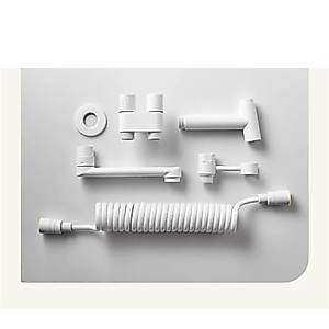 Wall Mounted Toilet Bidet Sprayer Set with Hose Handheld Cleaning Faucet Bidet Wash Shower 811583YC-25CM