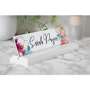Desk Name Plate Personalized with your Name and Title